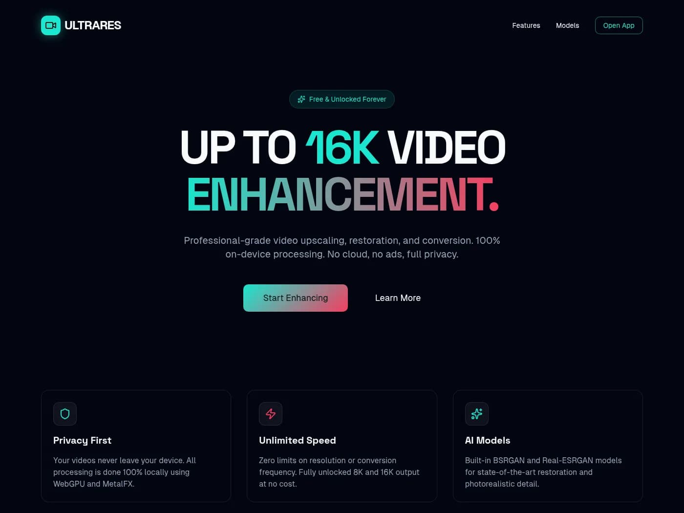 UltraRes Video Enhancer