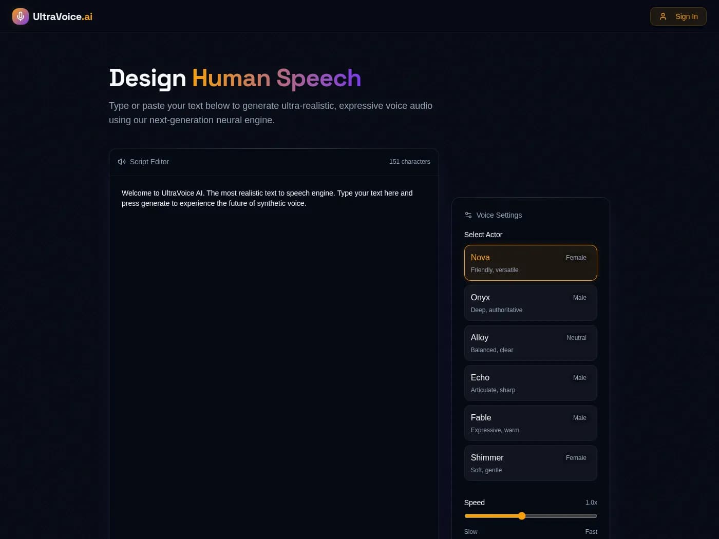 UltraVoice AI