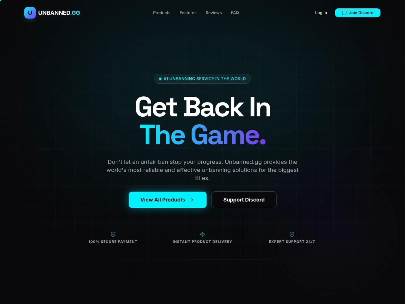 UnbannedGG Web Portal