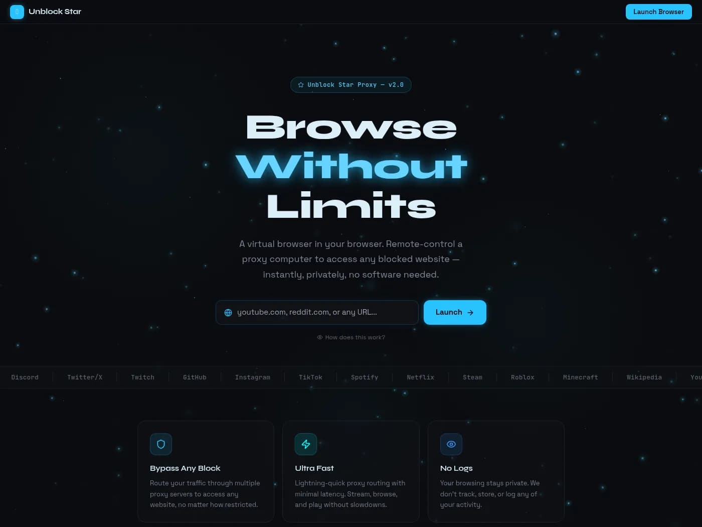 Unblock Star Proxy