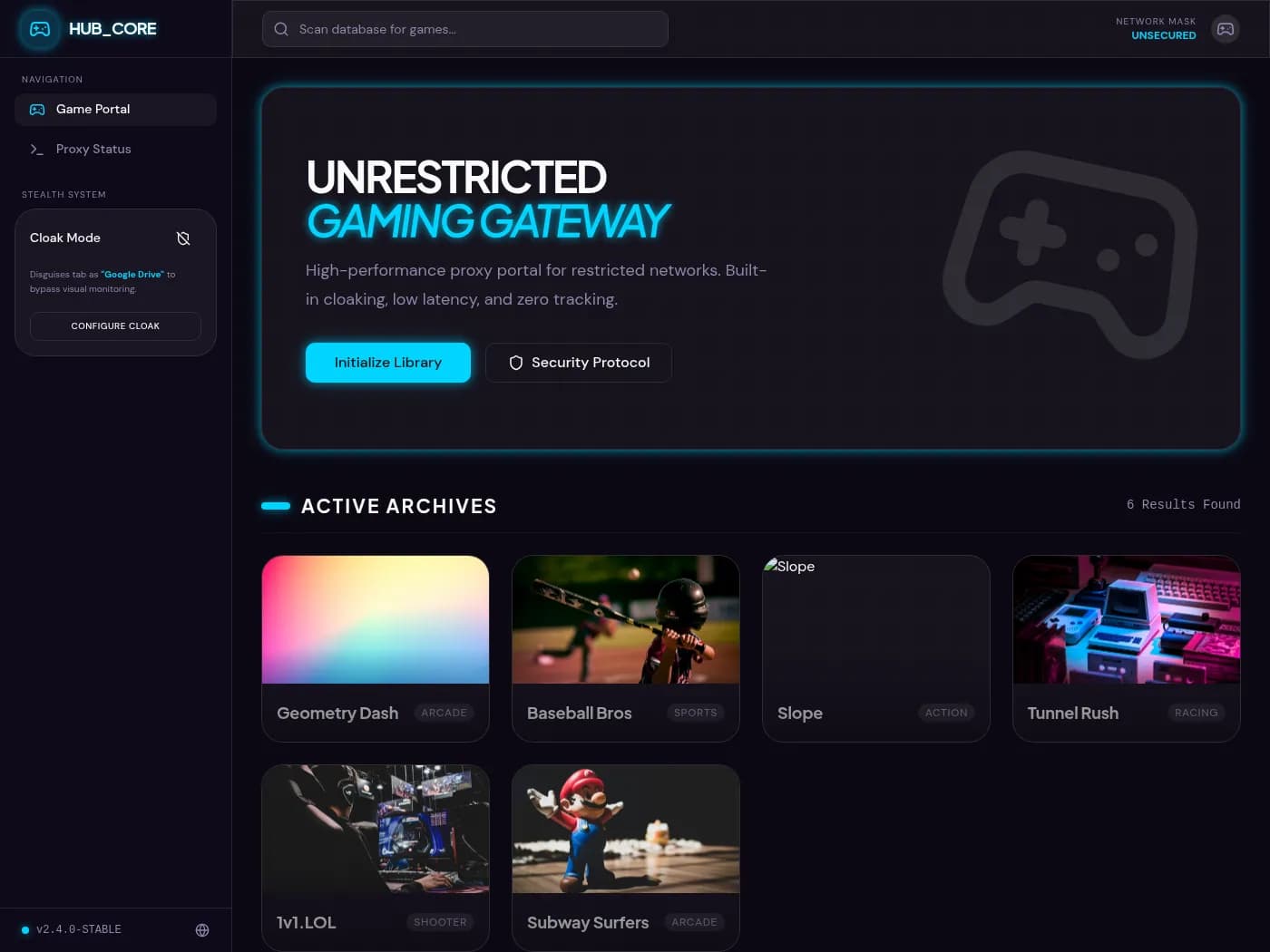 Unblocked Game Hub