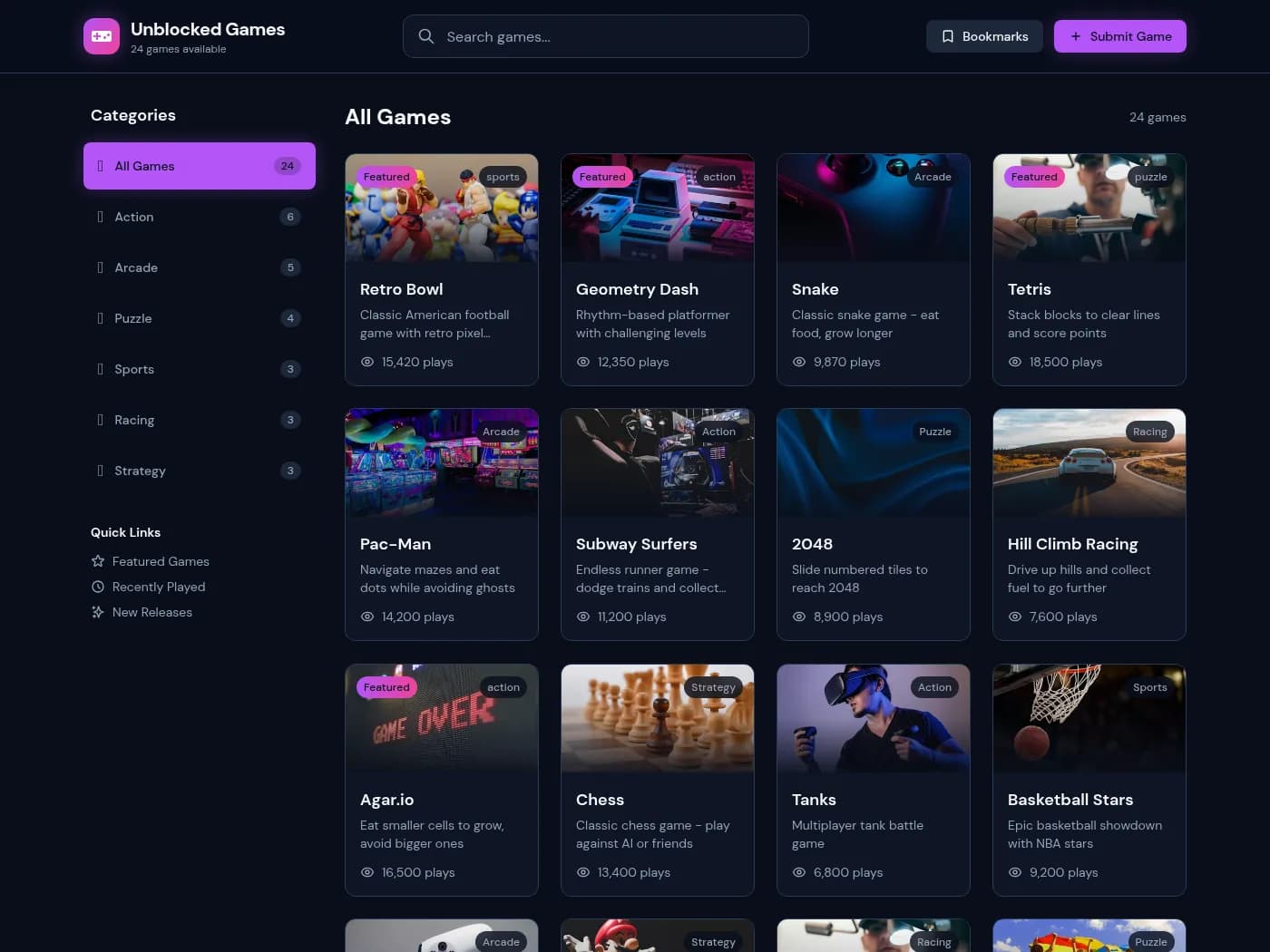Unblocked Games Portal