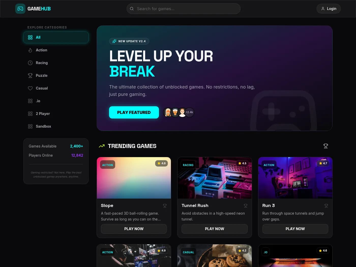 Unblocked Games Hub