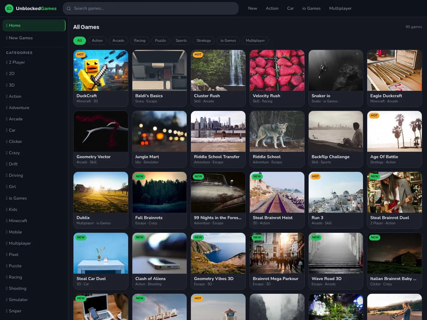 Unblocked Games Hub