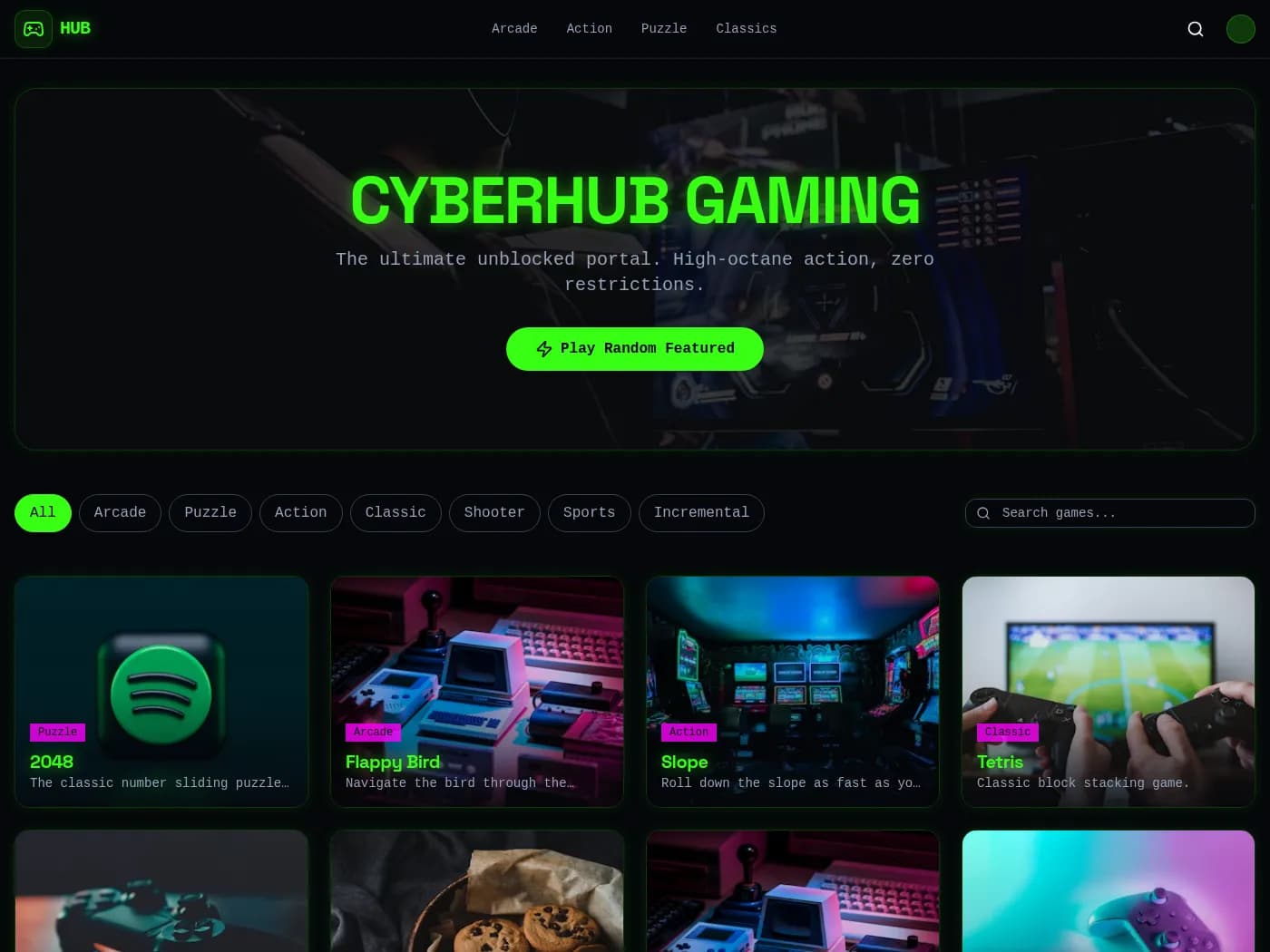 Unblocked Game Hub