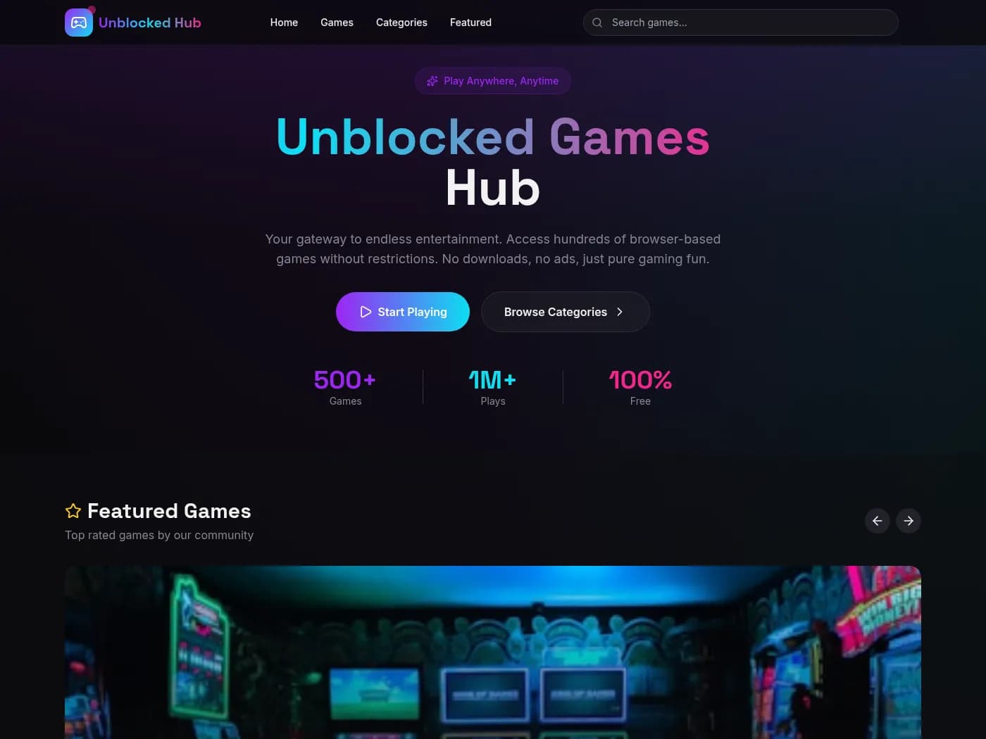 Unblocked Games Hub