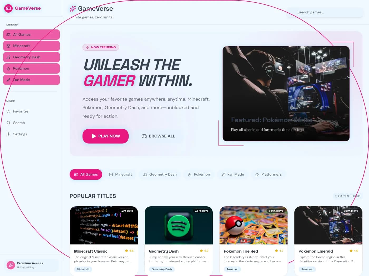 Unblocked GameVerse