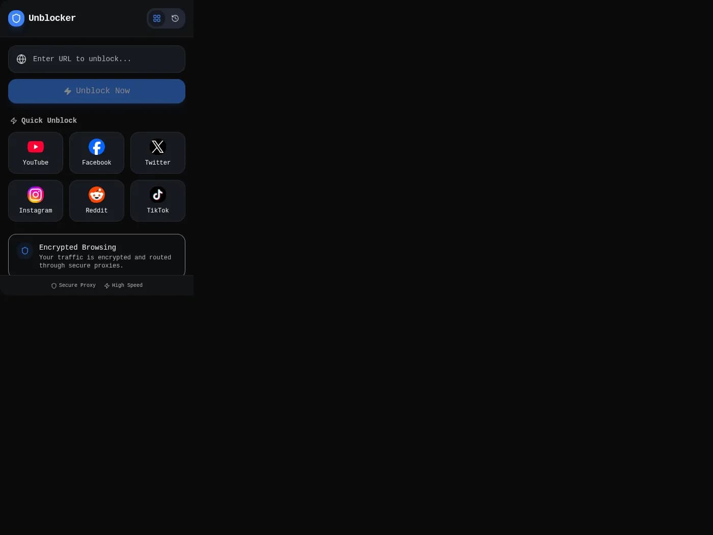 Unblocker Browser