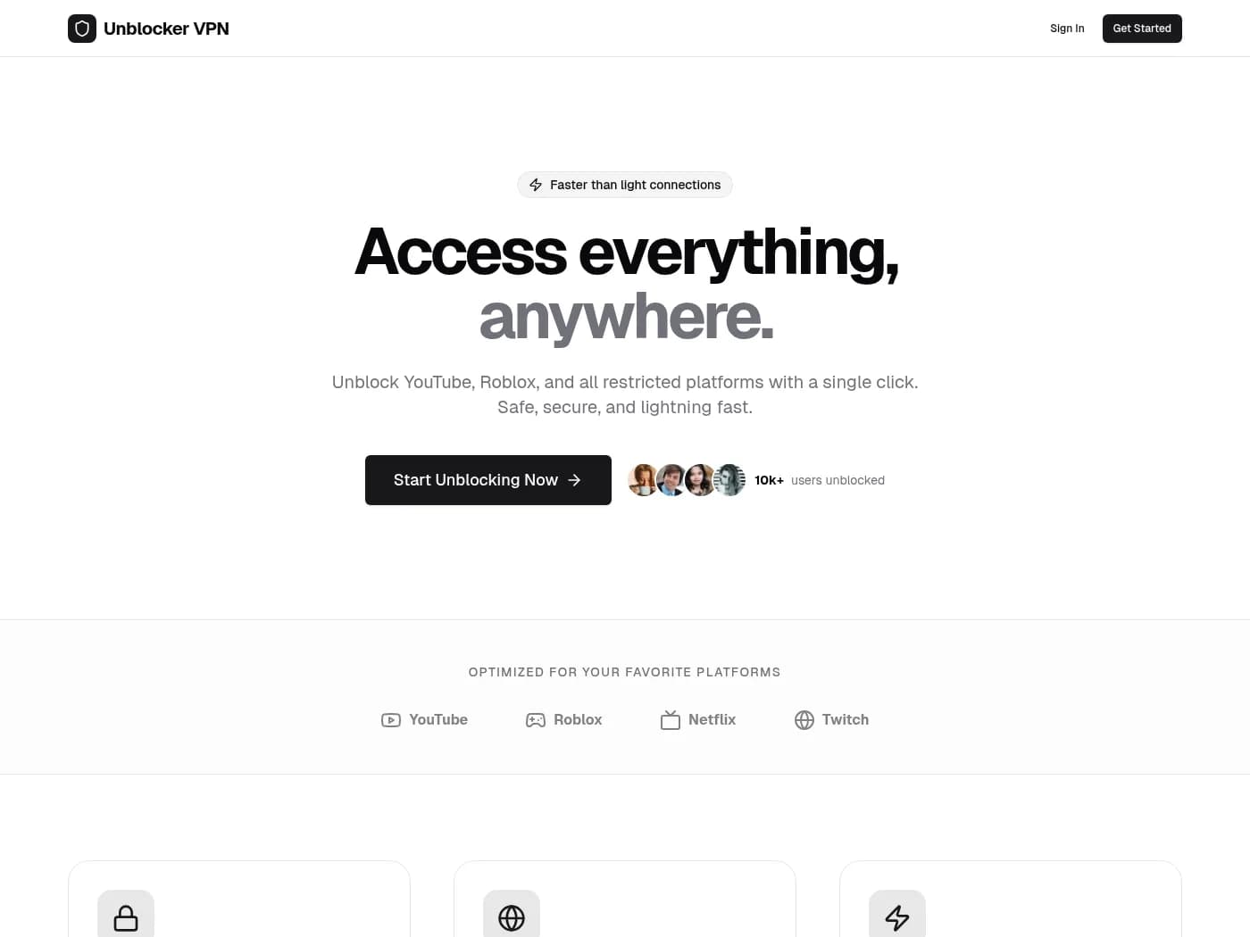 Unblocker VPN App