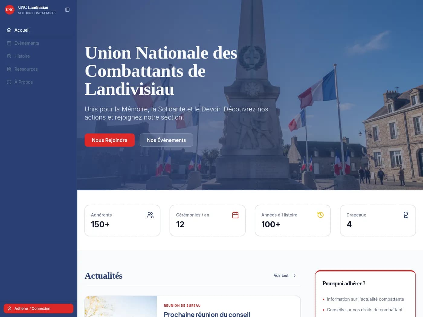 UNC Landivisiau Site