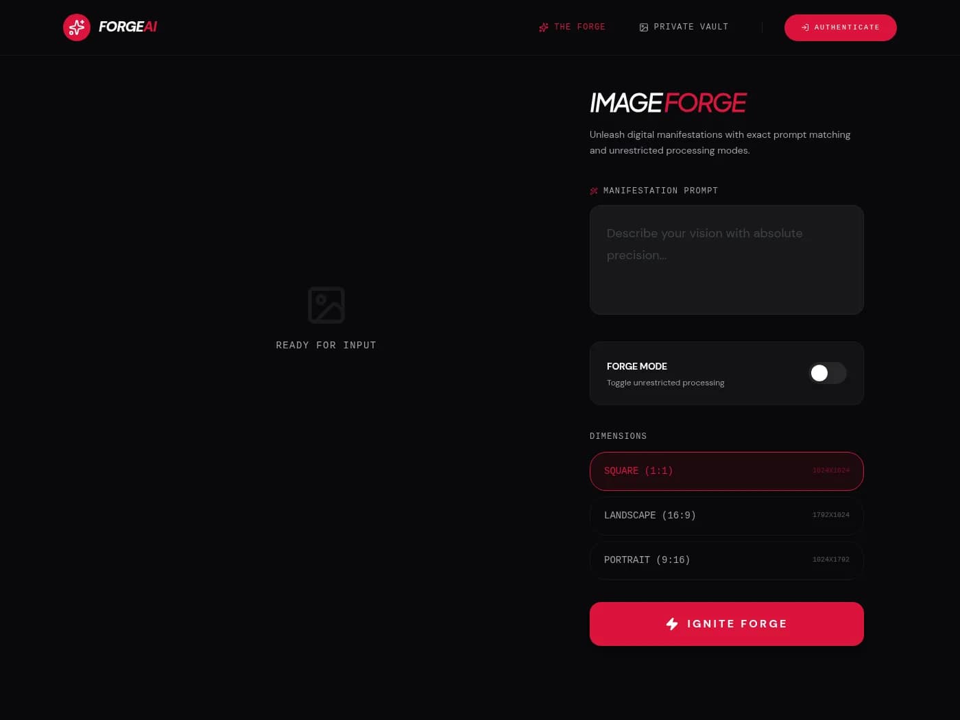 Uncensored Image Forge