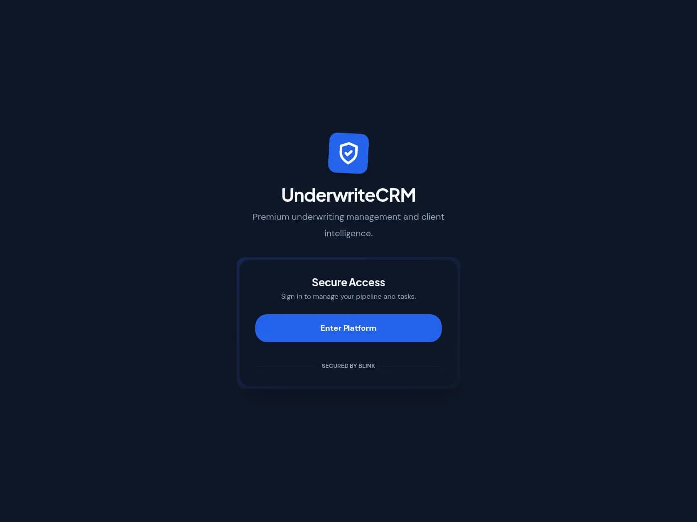 UnderwriteCRM