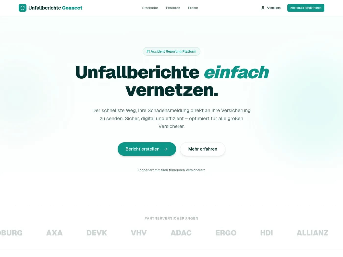 Unfallberichte Connect