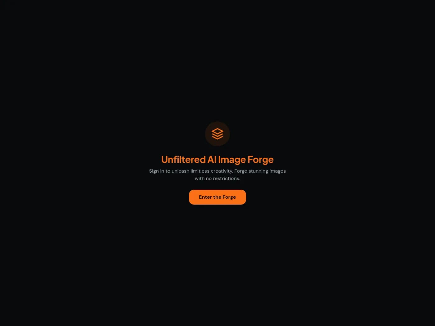Unfiltered AI Image Forge