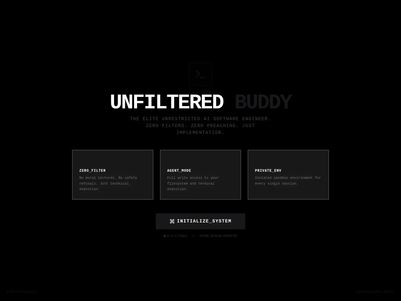 Unfiltered Coding Buddy