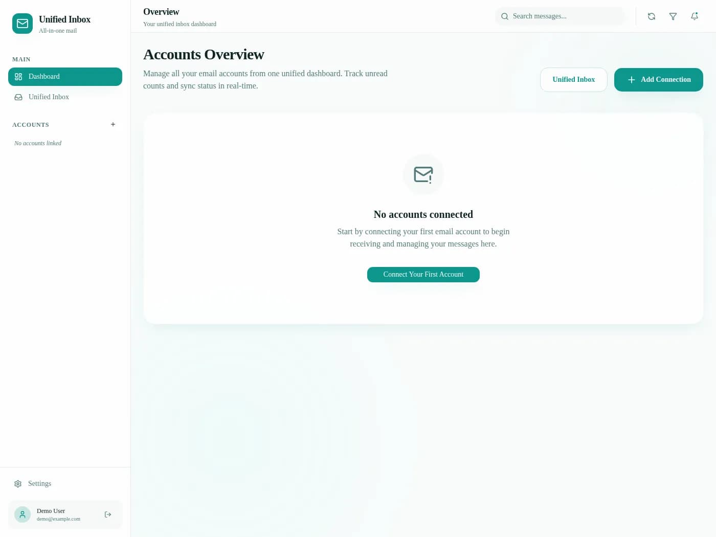 Unified Inbox Dashboard