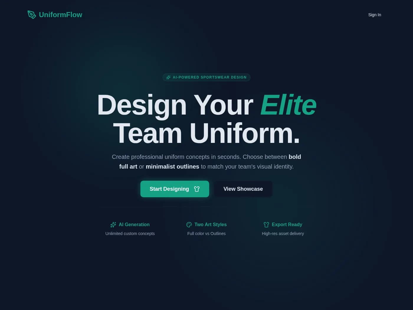 Custom Uniform Designer