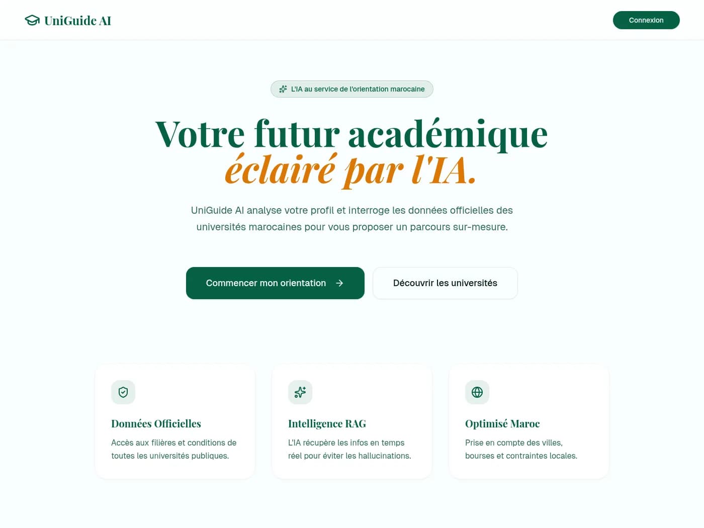 UniGuide AI Maroc
