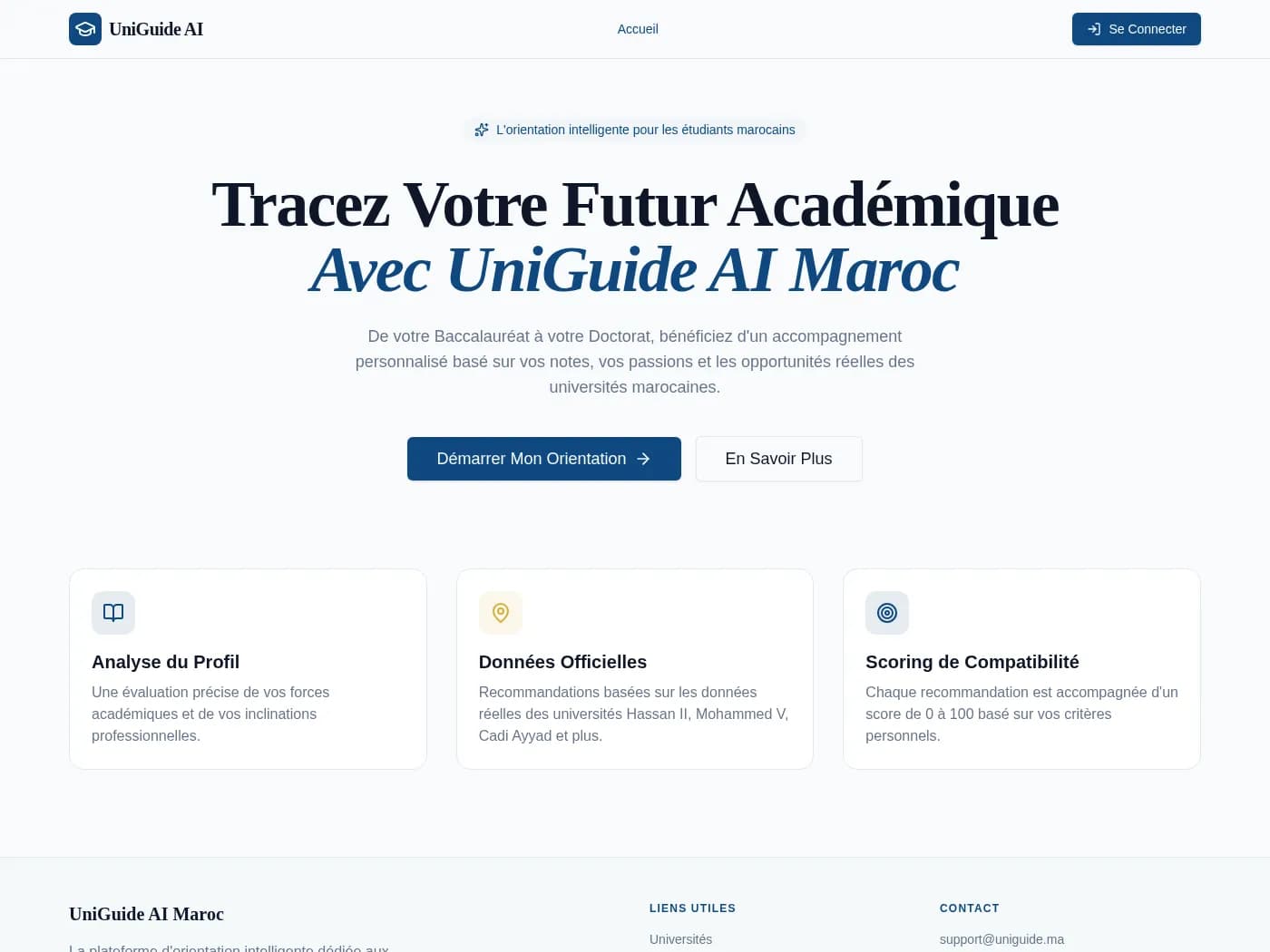 UniGuide Maroc AI