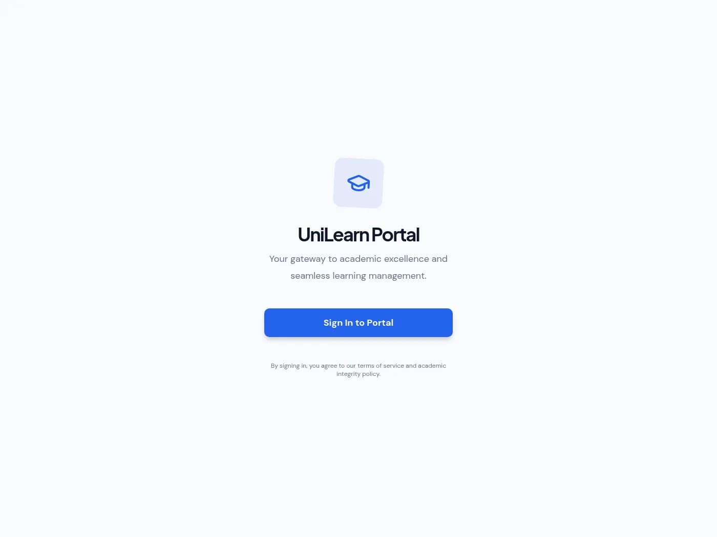 UniLearn Portal