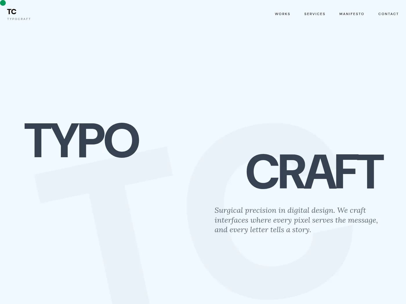 TypoCraft Web Redesign