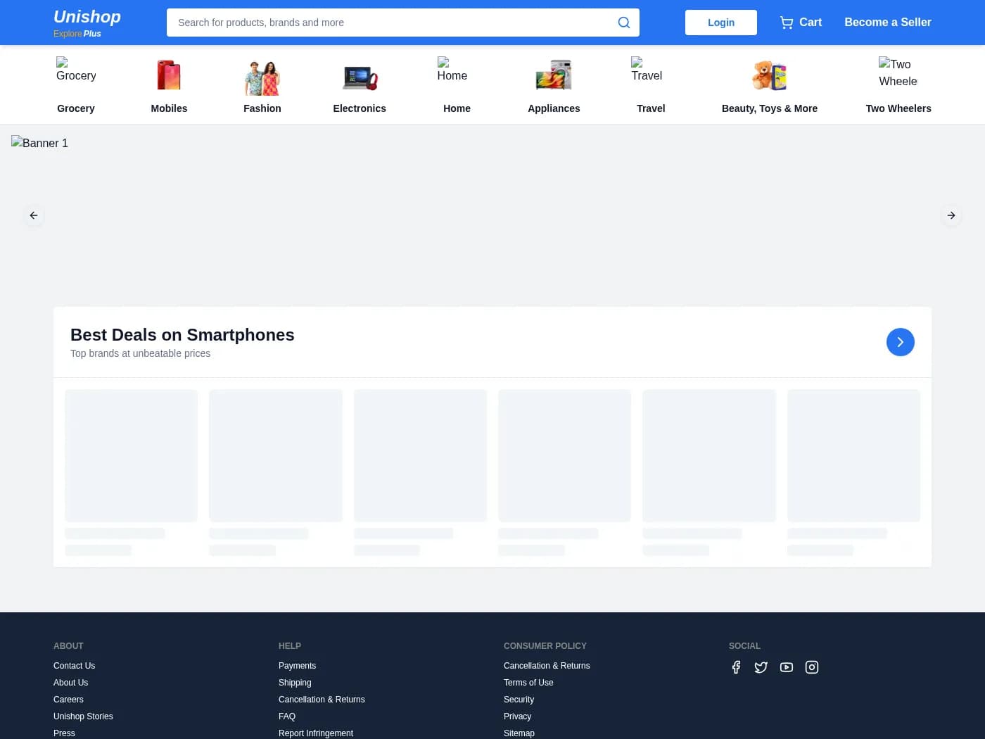Unishop E-Commerce App