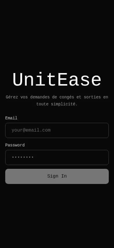 UnitEase Mobile App