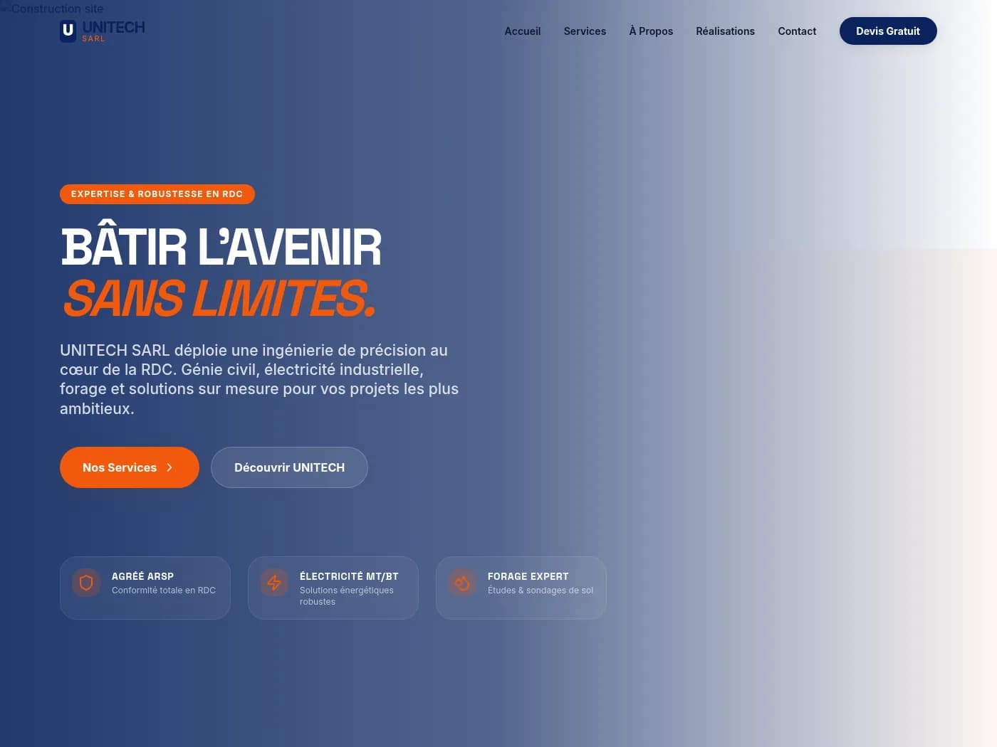 Unitech Site Redesign