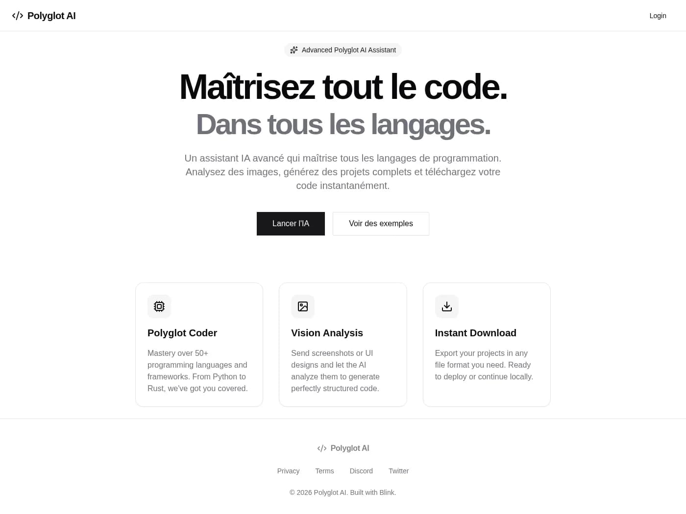Universal Code AI Assistant