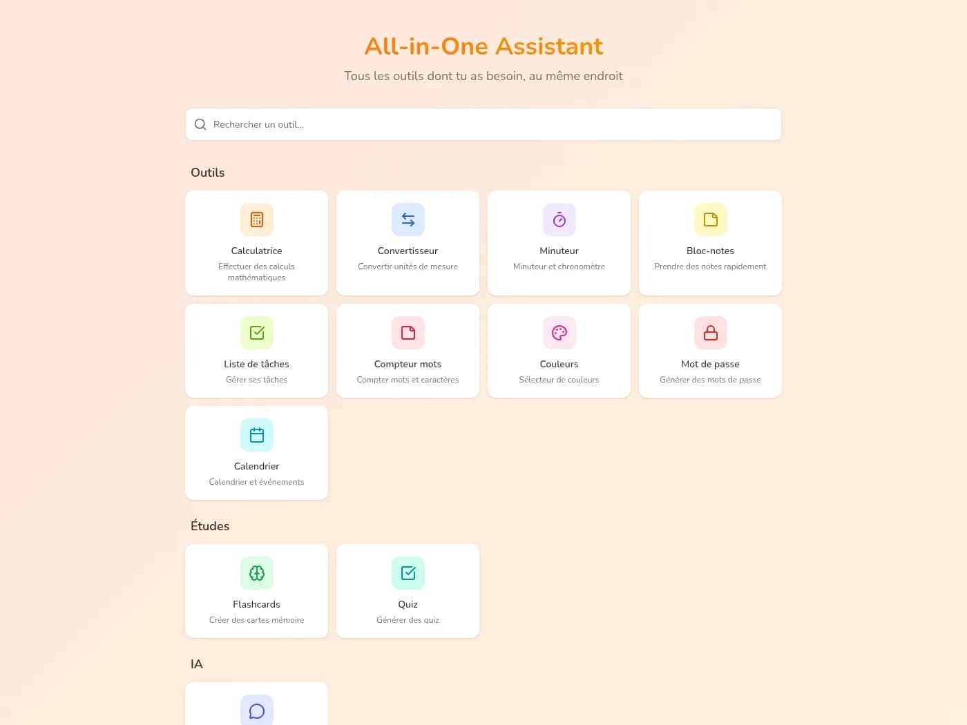 All-in-One Assistant