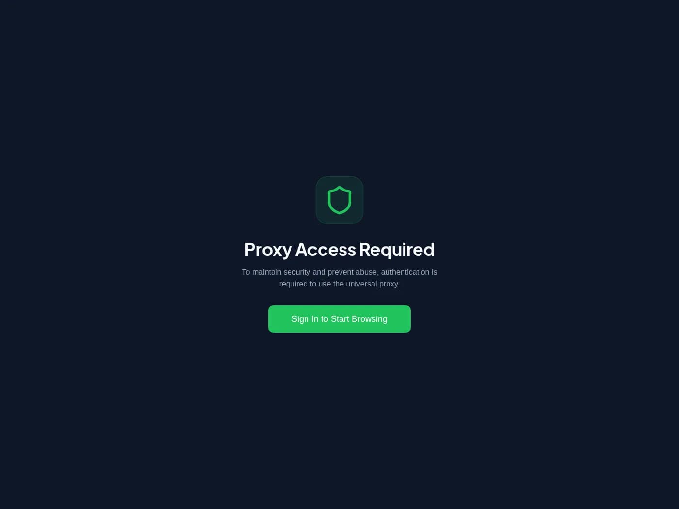 Universal Web Proxy