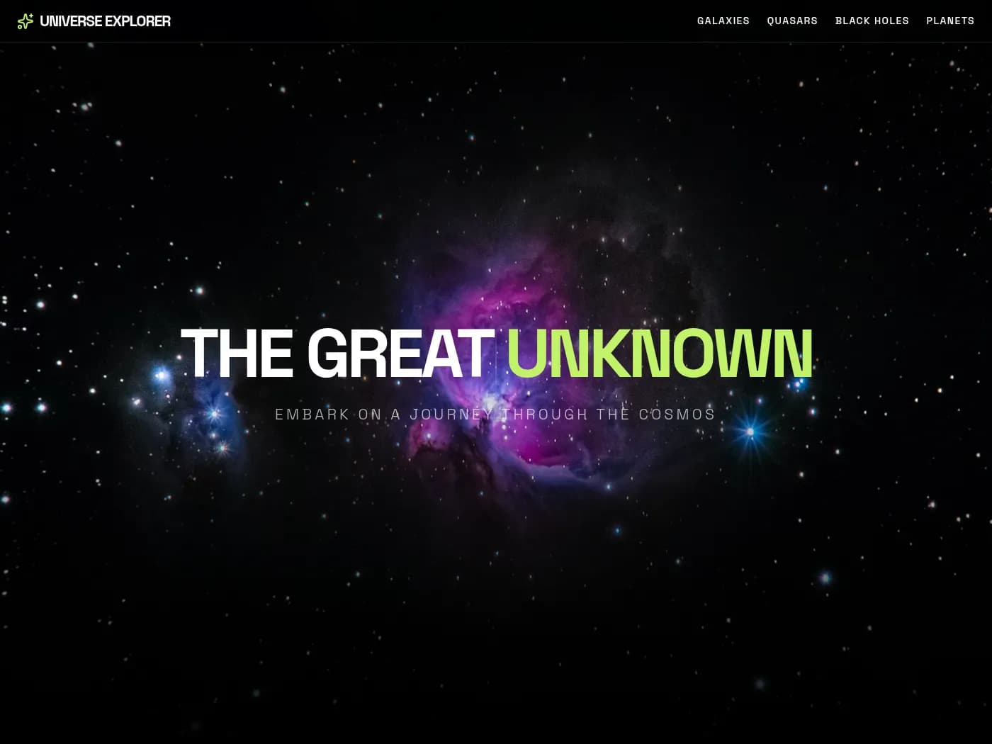 Universe Explorer