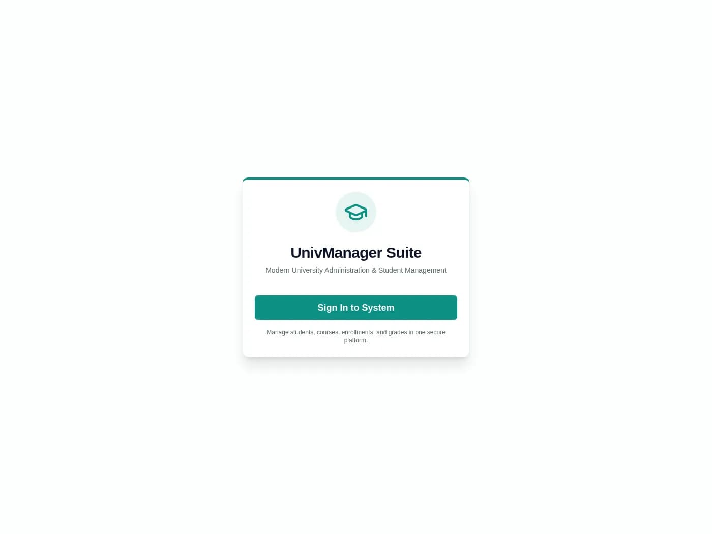 UnivManager Suite