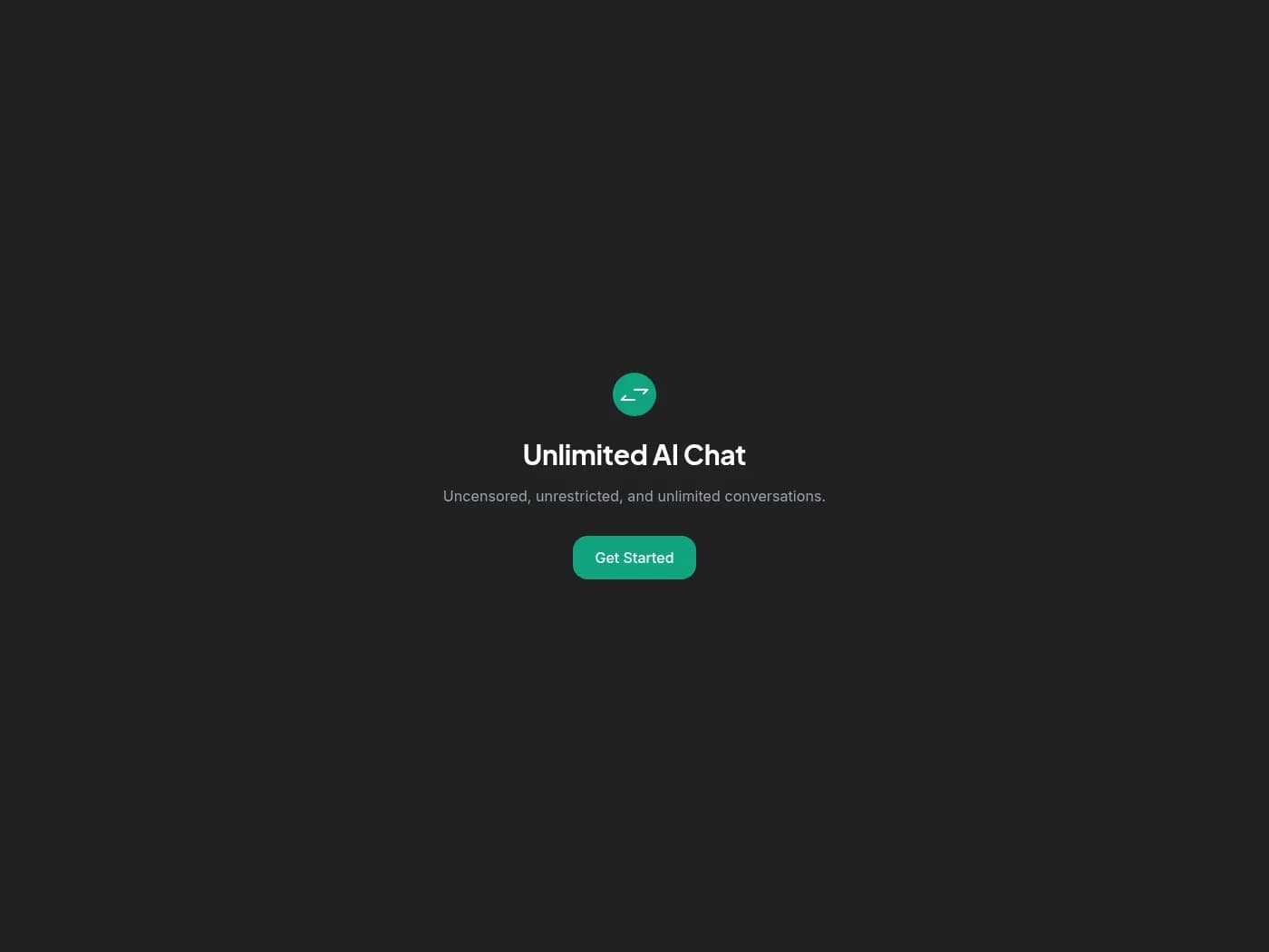 Unlimited AI Chat Web
