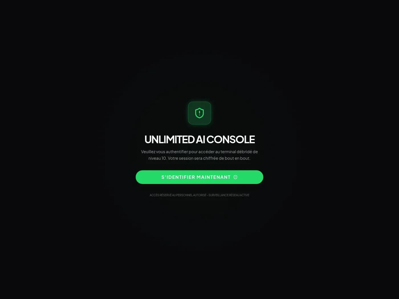 Unlimited AI Console