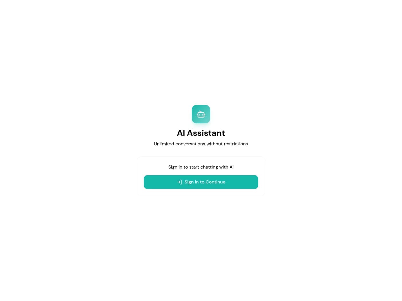 Unlimited AI Chatbot