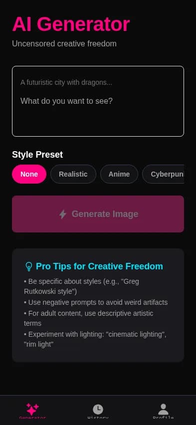 Unlimited Image AI