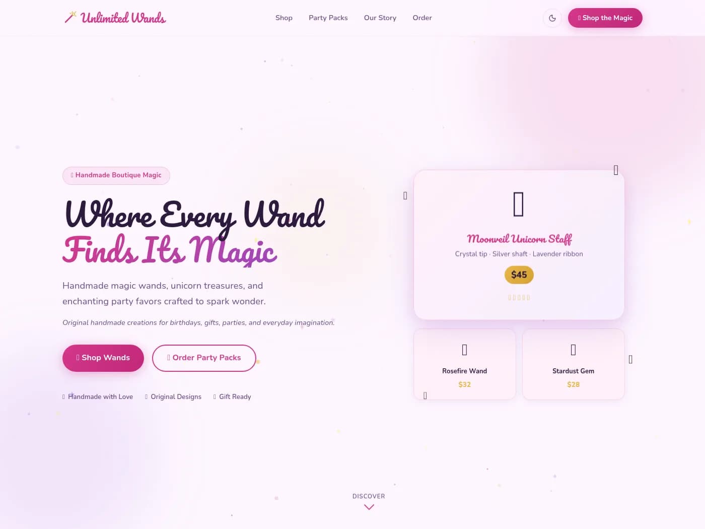 Unlimited Wands Landing