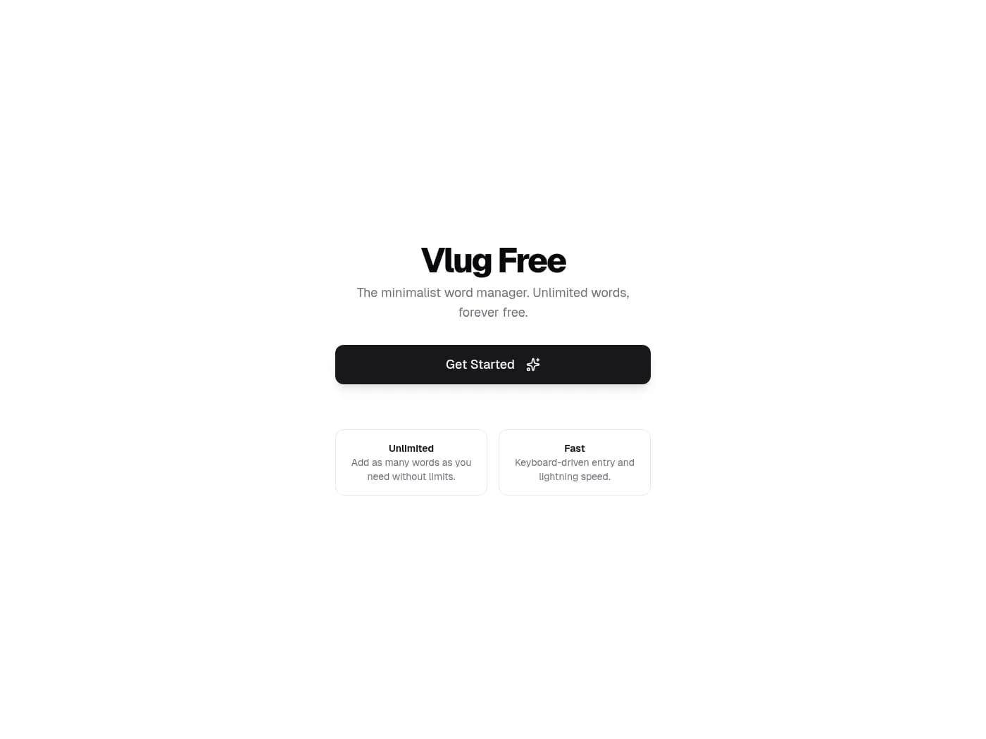 Unlimited Vlug Words App