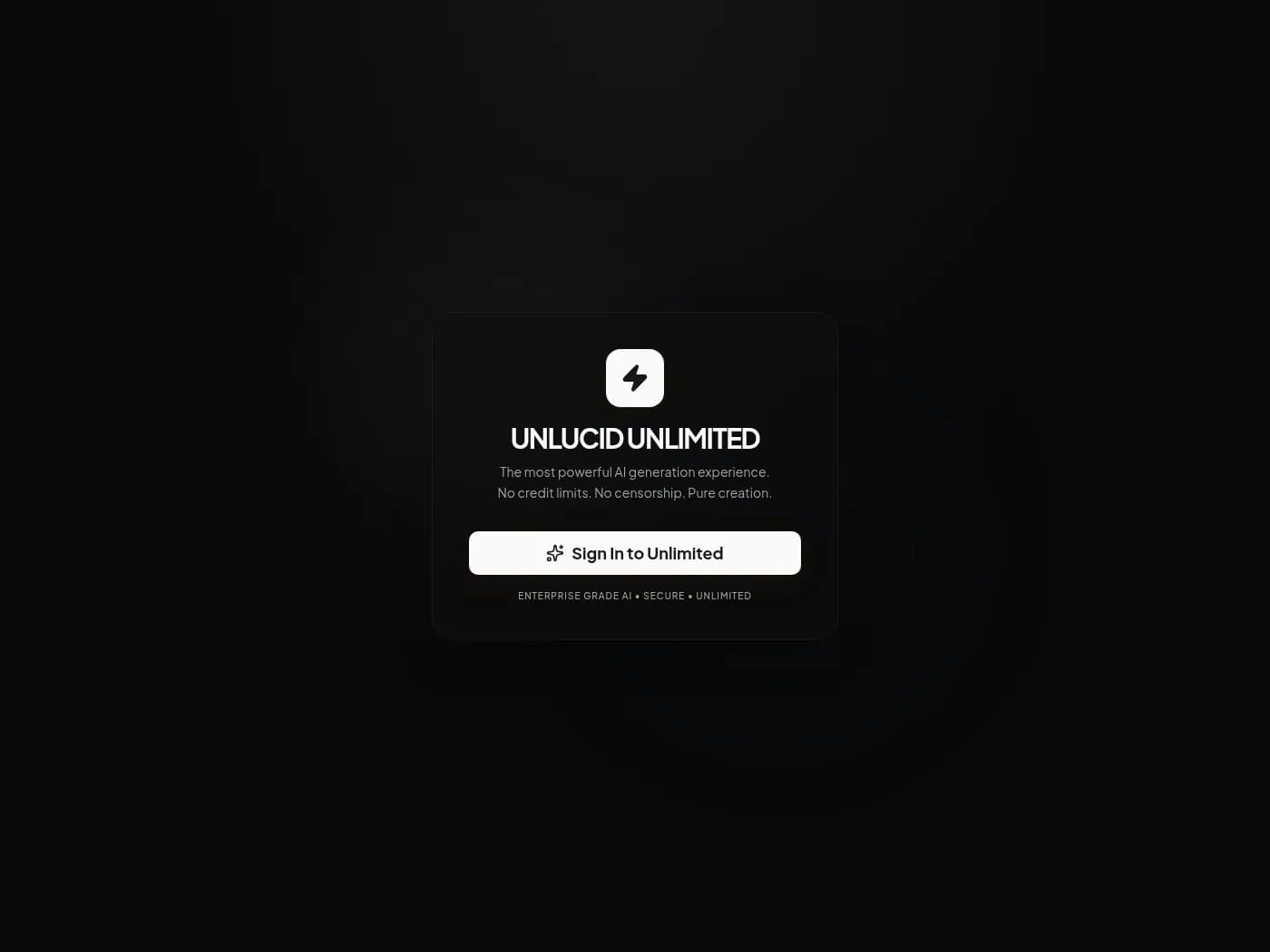 Unlucid AI Unlimited