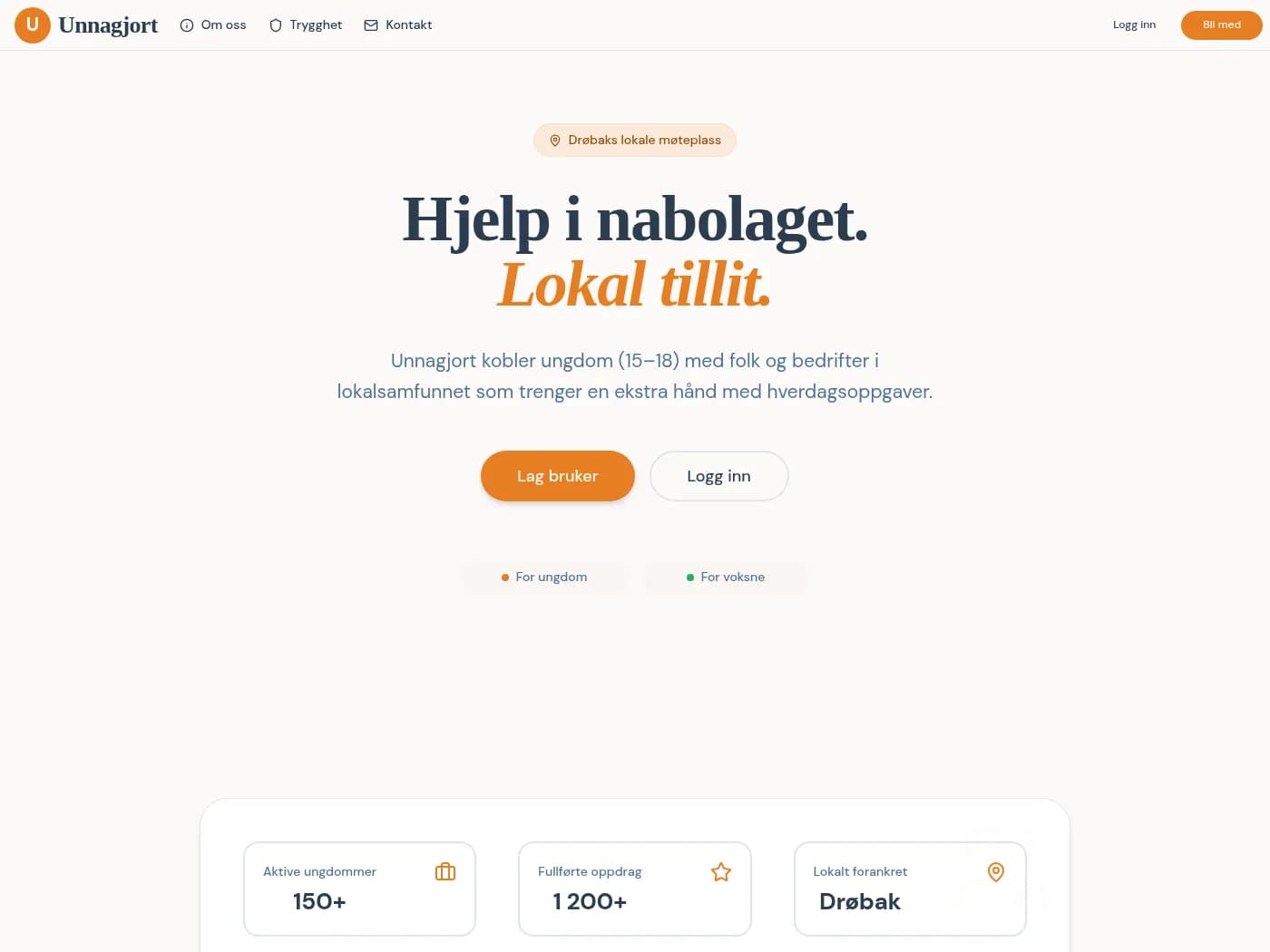 Unnagjort Community Hub