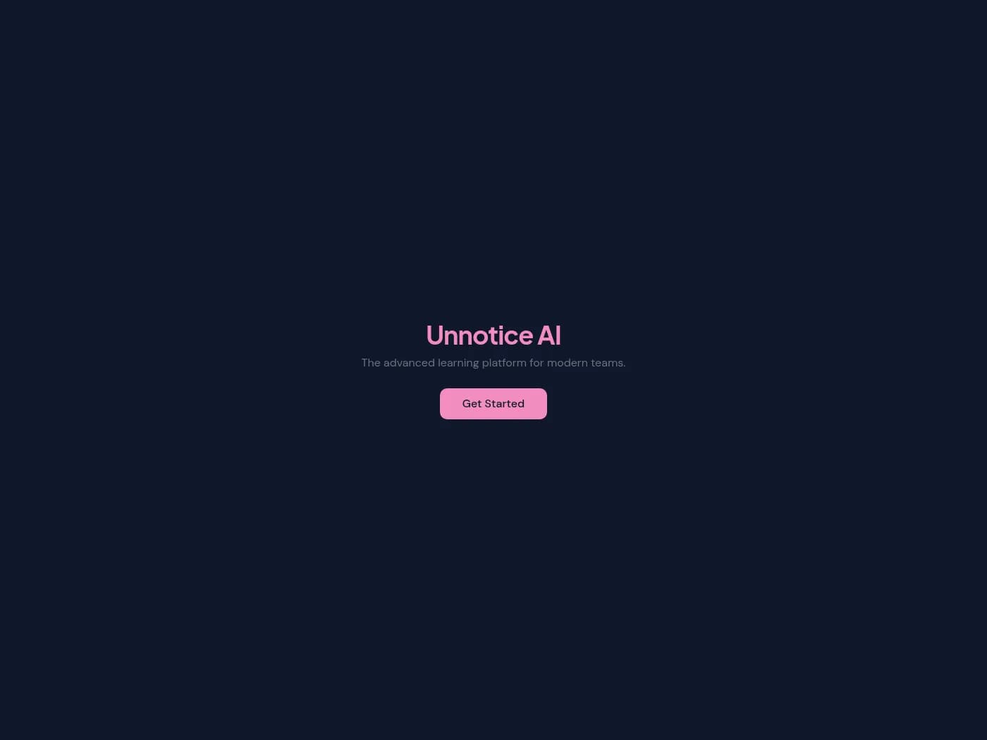 Unnotice AI Learning