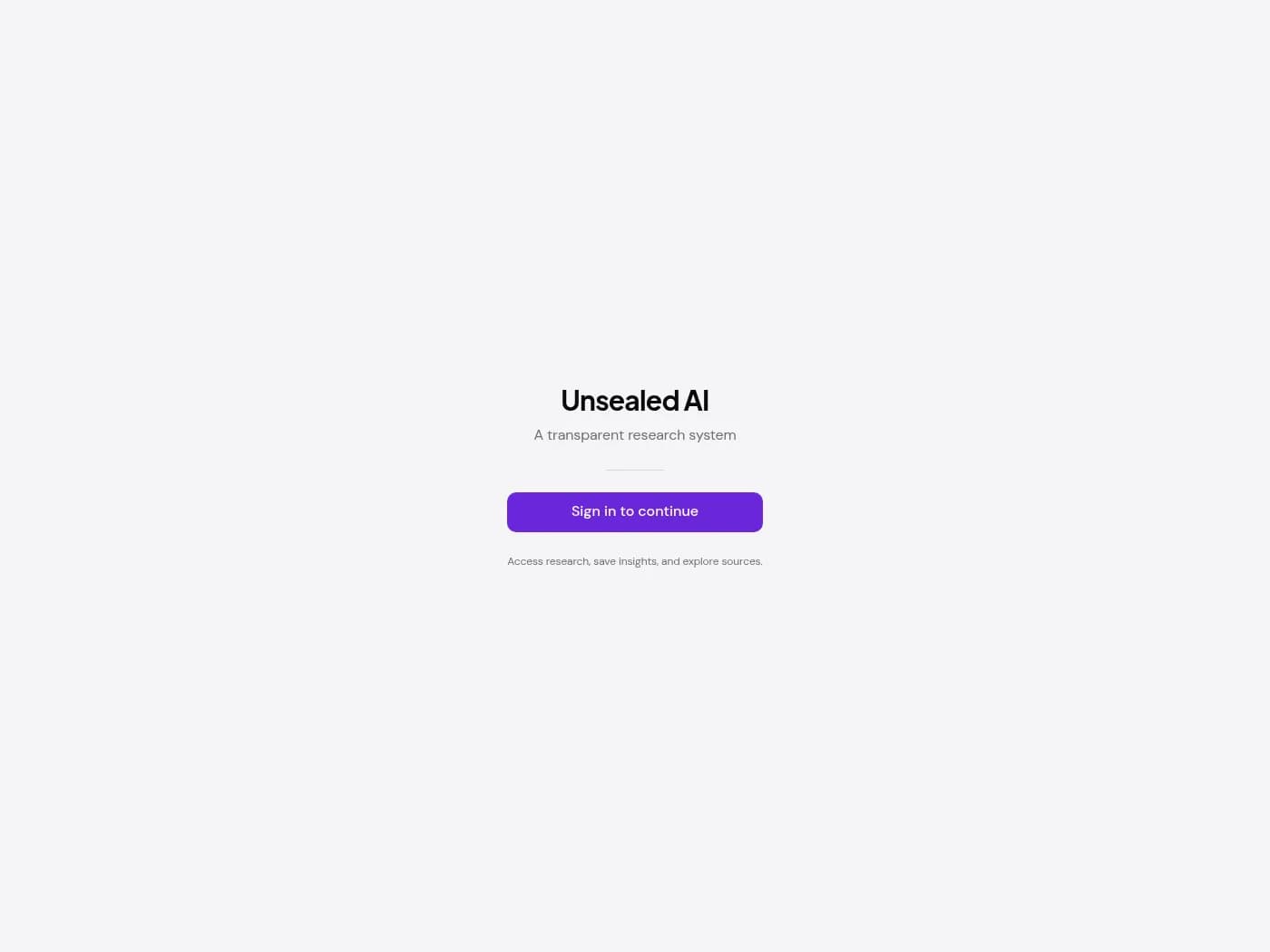 Unsealed AI Research Hub