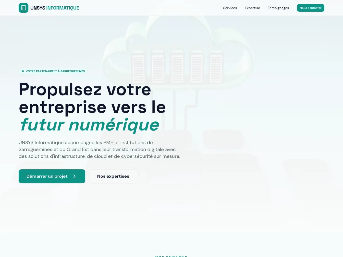 UNSYS Informatique Site
