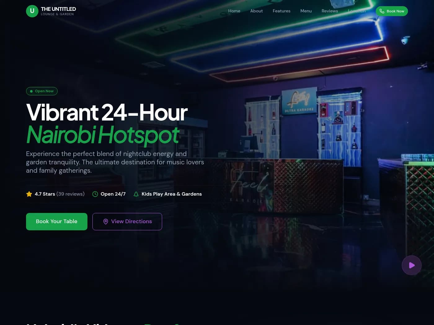 Untitled Lounge Website