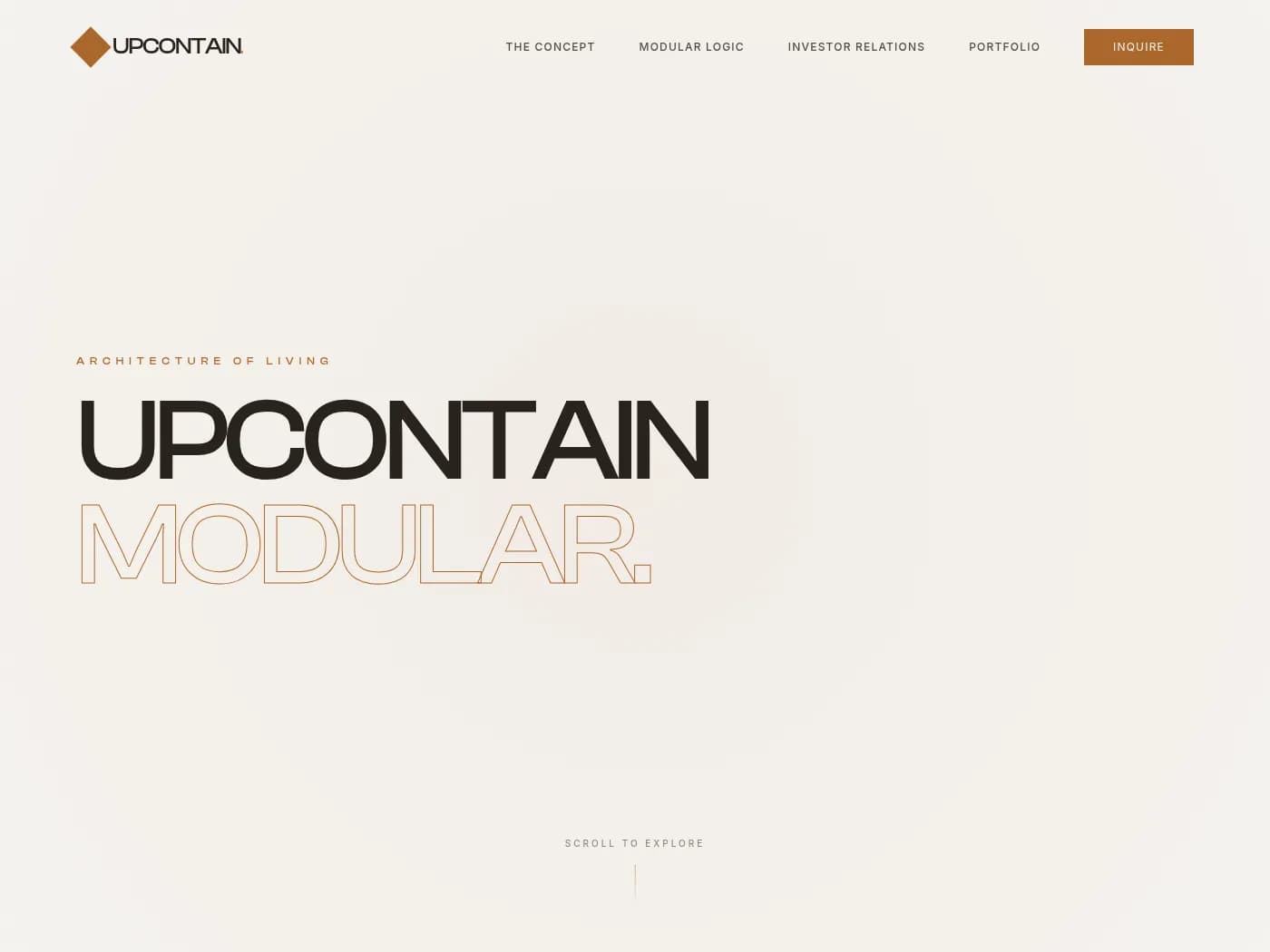 Upcontain Modular Luxe Site
