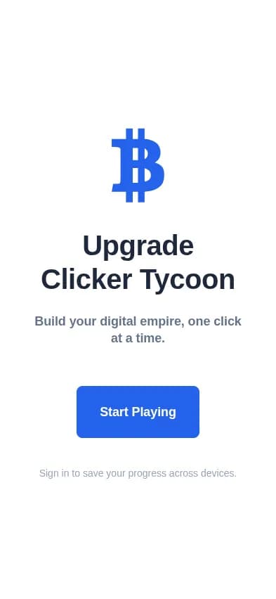 Upgrade Clicker Tycoon