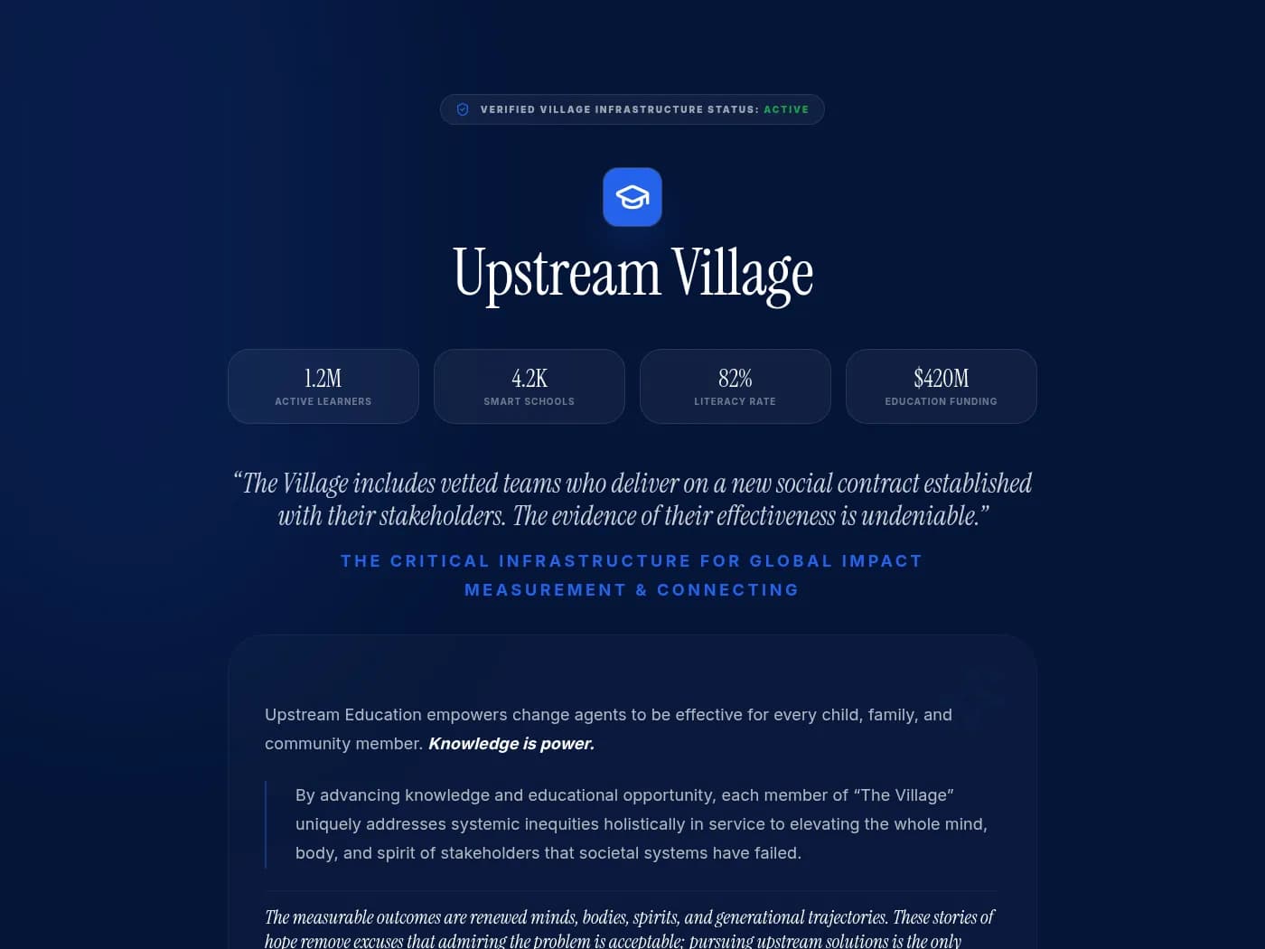 Upstream Impact OS