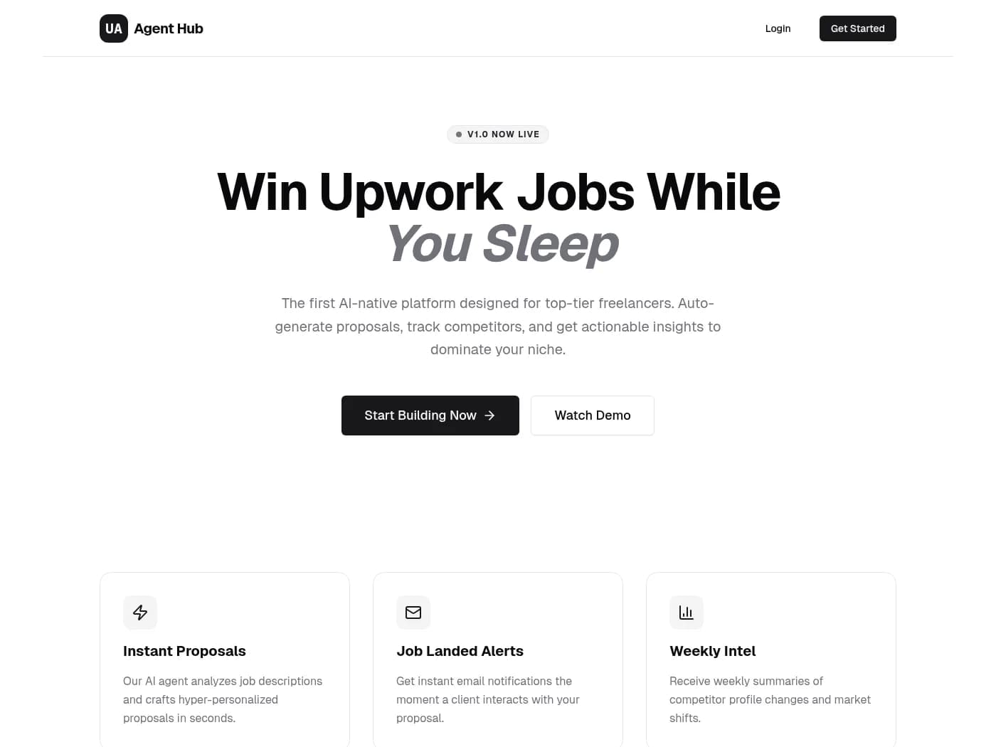 Upwork AI Agent Hub