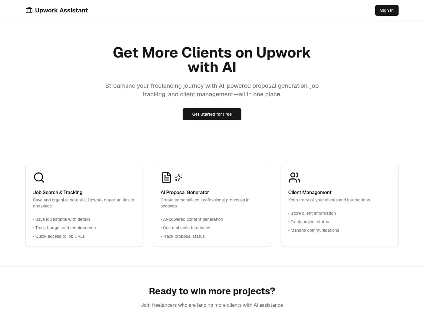 Upwork Client Assistant